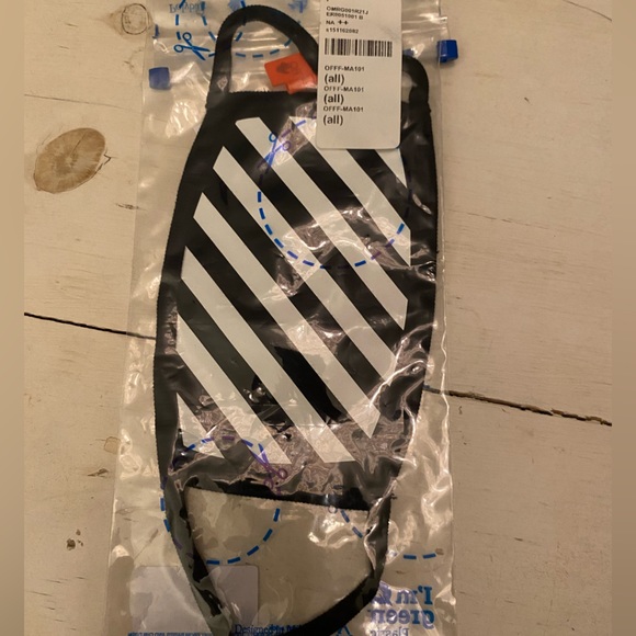 Off-White | Accessories | Offwhite Mask Diagonal Stripes | Poshmark
